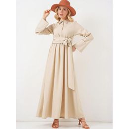 Bigdart Kleid Damen Gr&ouml;&szlig;e 42 hellbeige Winterkleid