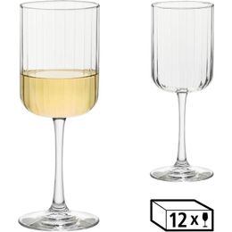 Libbey Weinglas &raquo; Gl&auml;ser-Set -LINEAR-, 12er Set&laquo; 399 ml, hochwertig verarbeitet, im modernen Design transparent Glas