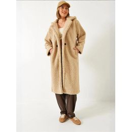 Bianco Lucci Between-Seasons Coat female Beige size S