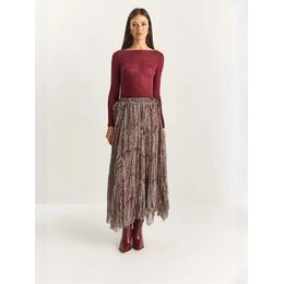 Bianco Lucci Skirt female Red size S