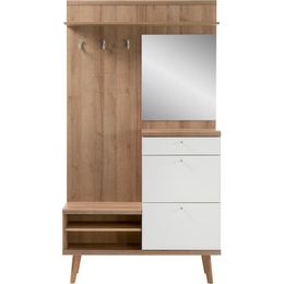 Home Affaire Garderobe &raquo;Merle&laquo; H&ouml;he ca. 200 cm wei&szlig; FSC -zertifizierter Holzwerkstoff