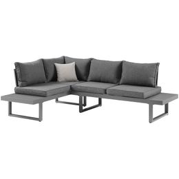 Konifera Gartenlounge-Set &raquo;Hamburg&laquo; Set, Tisch:100x60x60/40cm,abnehmbare R&uuml;ckenlehnen,individuell aufstellbar, 14 Stk. tlg. h&ouml;henverstellbarer Tisch, 