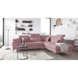 Sit & More sit&more Dekokissen &raquo;Scorpio&laquo; 2er-Set Nierenkissen rosa Strukturstoff