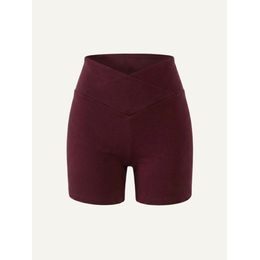 Zubek Leggings 'Women's Seacell Bike Shorts - Burgundy' female Red size S