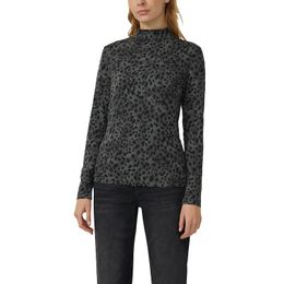 s.Oliver Damen s.Oliver Langarmshirt mit Stehkragen und aus Viskose-Stretch 44