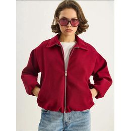 Bianco Lucci Between-Season Jacket female Red size S