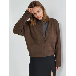 Hiccup Knit Cardigan female Brown size L