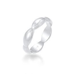 Elli Damen Fingerring &raquo;Oval Unendlich Trend 925 Silber&laquo; silber