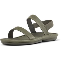 Camper Strap Sandals ' Right Isla ' female Green size 39
