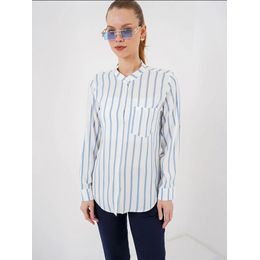 Bigdart Blouse female Blue, White size XL