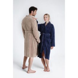 my home Unisex-Bademantel &raquo;Lillou Kimono, ideal f&uuml;r Sauna & Spa, Hotelbademantel, Morgenmantel&laquo; 1 Stk. kuschelig weicher Fleece, pl&uuml;sch, f&uuml;r Damen und