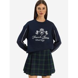 Bianco Lucci Sweatshirt female Blue size S