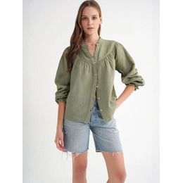 Mixray Blouse female Green size L