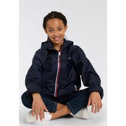 CMP M&auml;dchen CMP Regenjacke &raquo;KID JACKET RAIN FIX HOOD&laquo; mit Kapuze f&uuml;r Kinder blau 152/158