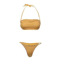 Kalaia Bikini 'Reversible Gold Bikini' female Gold size L