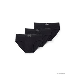 Calvin Klein Underwear Herren Slip &raquo;HIP BRIEF 3PK&laquo; Packung, 3er-Pack, K&ouml;rpernahe Passform M (50)