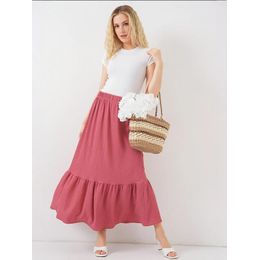 Bigdart Skirt female Pink size XL