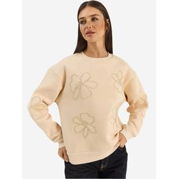 Bianco Lucci Sweatshirt female Beige size L