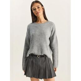 Bianco Lucci Sweater female Grey size S/L