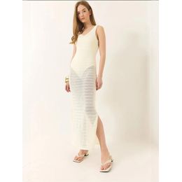 Bianco Lucci Kleid Damen Gr&ouml;&szlig;e S/L hellbeige