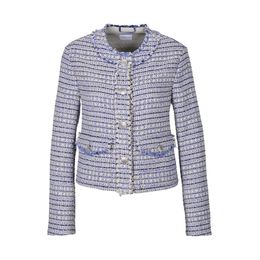 Madeleine Mode MADELEINE Blazer Damen Gr&ouml;&szlig;e 44 azur / pastelllila / wollwei&szlig;