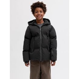 Jack & Jones Jack & Jones Junior Herren Steppjacke &raquo;JCOFUSION TECHNICAL PUFFER JACKET JNR&laquo; mit Kapuze schwarz 128