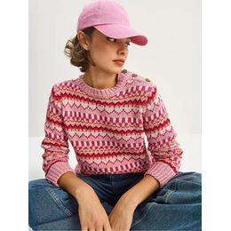 Bianco Lucci Sweater female Pink size S/L