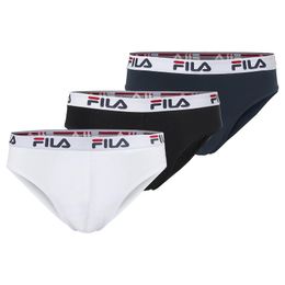 Fila Jungen Slip &raquo;JUNIOR BOY BRIEF&laquo; 3er Pack, elastischer Bund mit Logo-Schriftzug schwarz 158/164