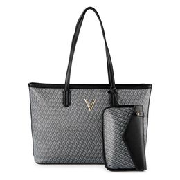 Valentino Shopper 'Queen Re' Damen Gr&ouml;&szlig;e One Size grau / schwarz