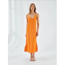 MixRay Kleid Damen Gr&ouml;&szlig;e 38 orange