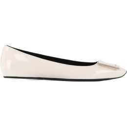 Roger Vivier Ballerinas - Flat Shoes White - Gr. 36,5 (EU) - in Wei&szlig; - f&uuml;r Damen