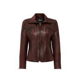 Derimod Between-Season Jacket 'Janet' female Brown size XXL