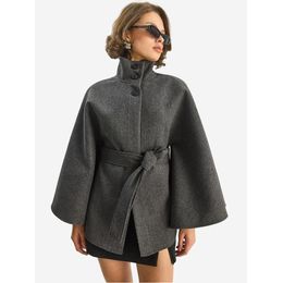 Bianco Lucci Between-Seasons Coat female Grey size S