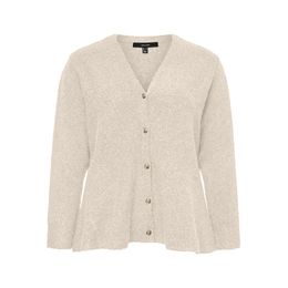 Vero Moda Curve Knit Cardigan 'VMGrace' female White size 48/50