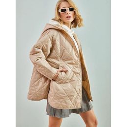 Bianco Lucci Between-Season Jacket female Beige size L