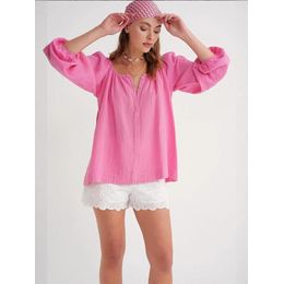 Mixray Blouse female Pink size M