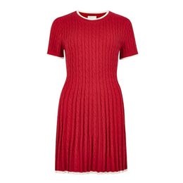 Apricot Kleid Damen Gr&ouml;&szlig;e XXL rot / wei&szlig;