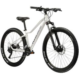 Mountainbike &raquo;Damen Hardtail Lea 5.0&laquo; 16 Gang Shimano CUES U3020 Schaltwerk Kettenschaltung grau Mountainbike