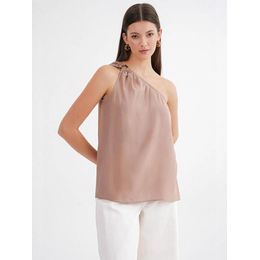 MixRay Blusetop Damen Gr&ouml;&szlig;e S camel