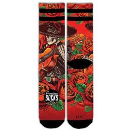 American Socks Socken 'El Mariachi' Herren Gr&ouml;&szlig;e 41/46 rot