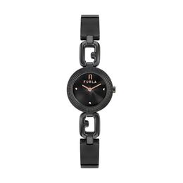 Furla Analog Watch ' ARCO CHAIN ' female Black size One Size