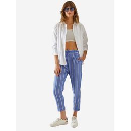 Bianco Lucci Pants female Blue size L