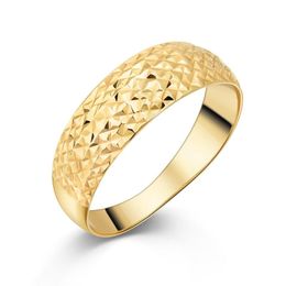Firetti Kinder Fingerring &raquo;Schmuck Geschenk Gold 375 Damenring Ring Struktur&laquo;