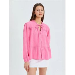 Mixray Blouse female Pink size M
