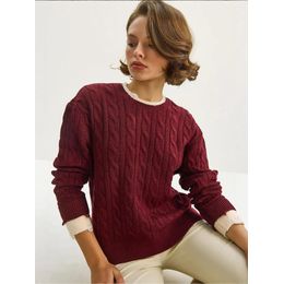 Bianco Lucci Sweater female Red size S/L