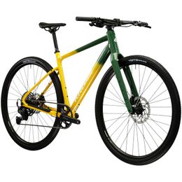 Gravelbike &raquo;Gravelbike Esker Flatbar gr&uuml;n 10 G&auml;nge&laquo; 10 Gang Shimano CUES U6000 Schaltwerk Kettenschaltung gr&uuml;n Gravelbike