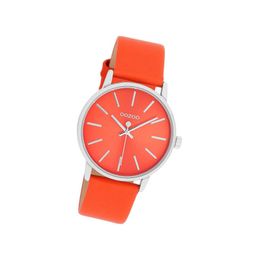Analog-Armbanduhr Oozoo Timepieces orange mittel (ca. 36mm) | Gr.: onesize
