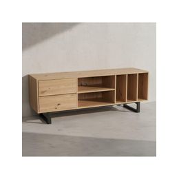 KADIMA DESIGN Lowboard Eiche-Dekor 150x55x40 cm TV-Kommode Modern, Design in Braun | Gr.: onesize