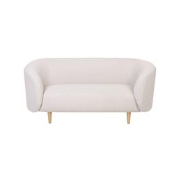 Beliani 2-Sitzer Sofa LOEN in Beige/Gold - (W) 155 x (H) 79 x (L) 70 cm | Gr.: onesize