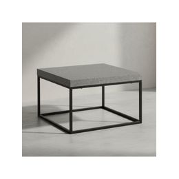 KADIMA DESIGN Couchtisch 60x60x38 cm Sofatisch in Beton-Optik Modern, Design in Grau | Gr.: onesize